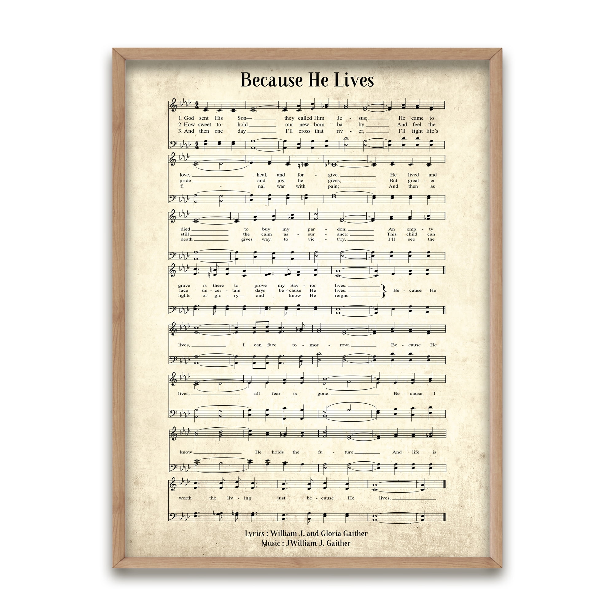 Because He Lives Background