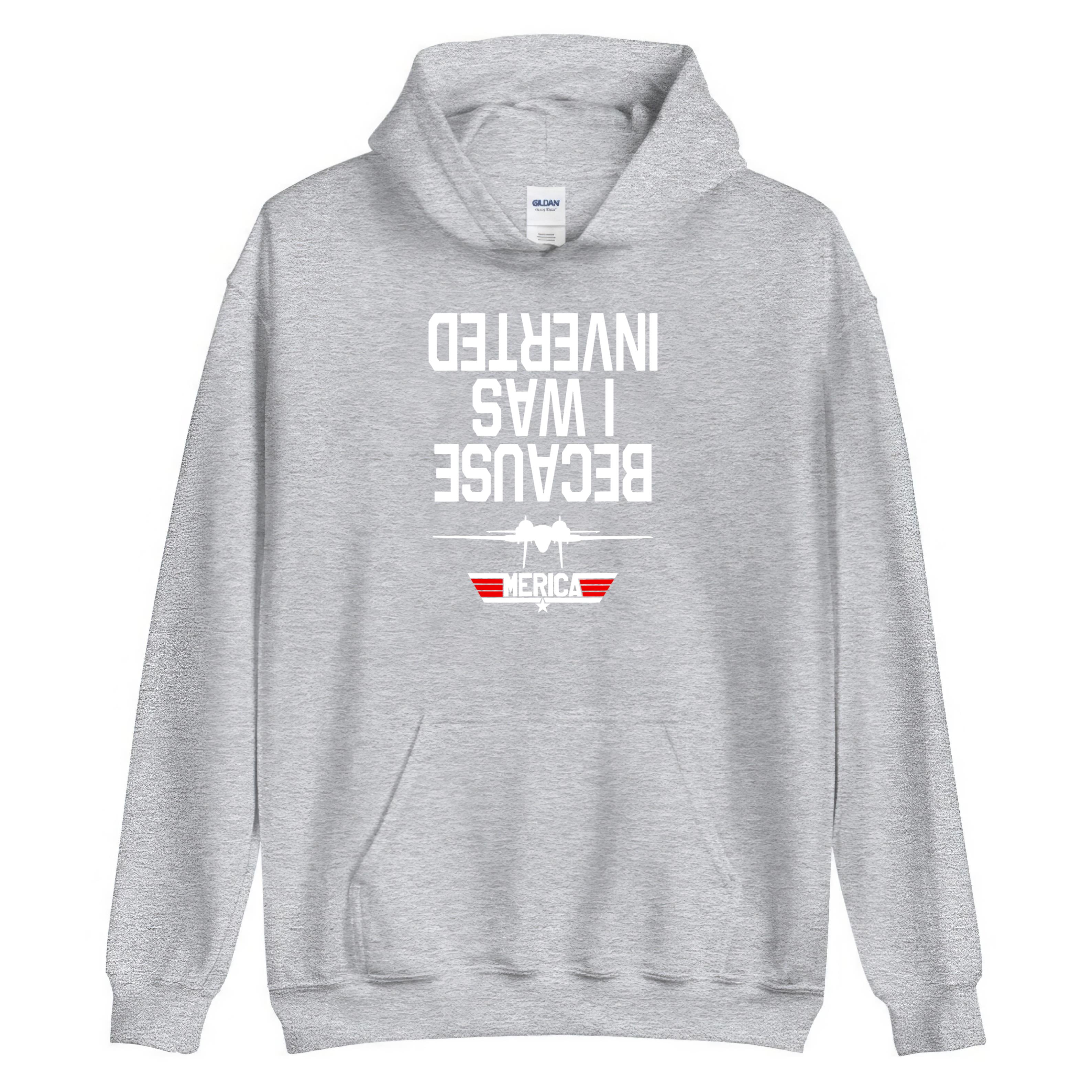 Because I Was Inverted Shirt Fighter Jet Graphic Tee Military Style New ...