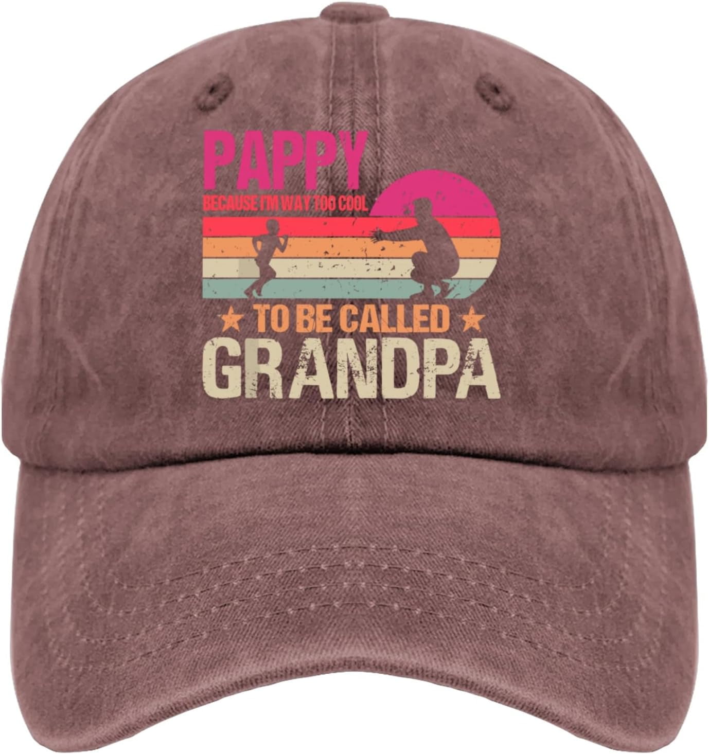 Because I'm The Pappy That’s Why Grandpa Fathers Day Hats Vintage Hat ...