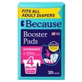 Because, Incontinence Booster Pads Overnight, 16", 20 Boosters ...