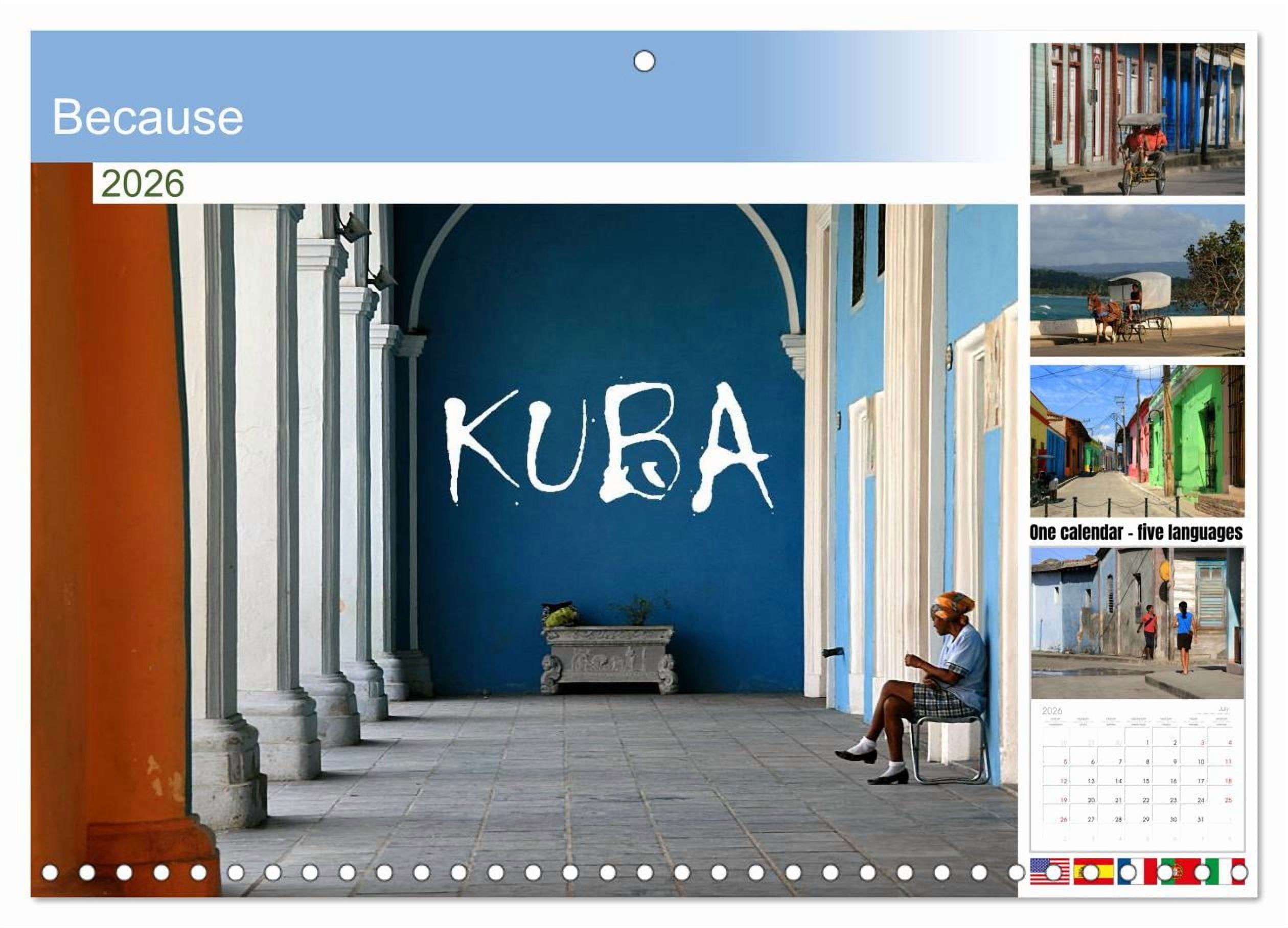 Because (Monthly Wall Calendar 2026 11.7 x 16.5 (open)), CALVENDO 14 ...