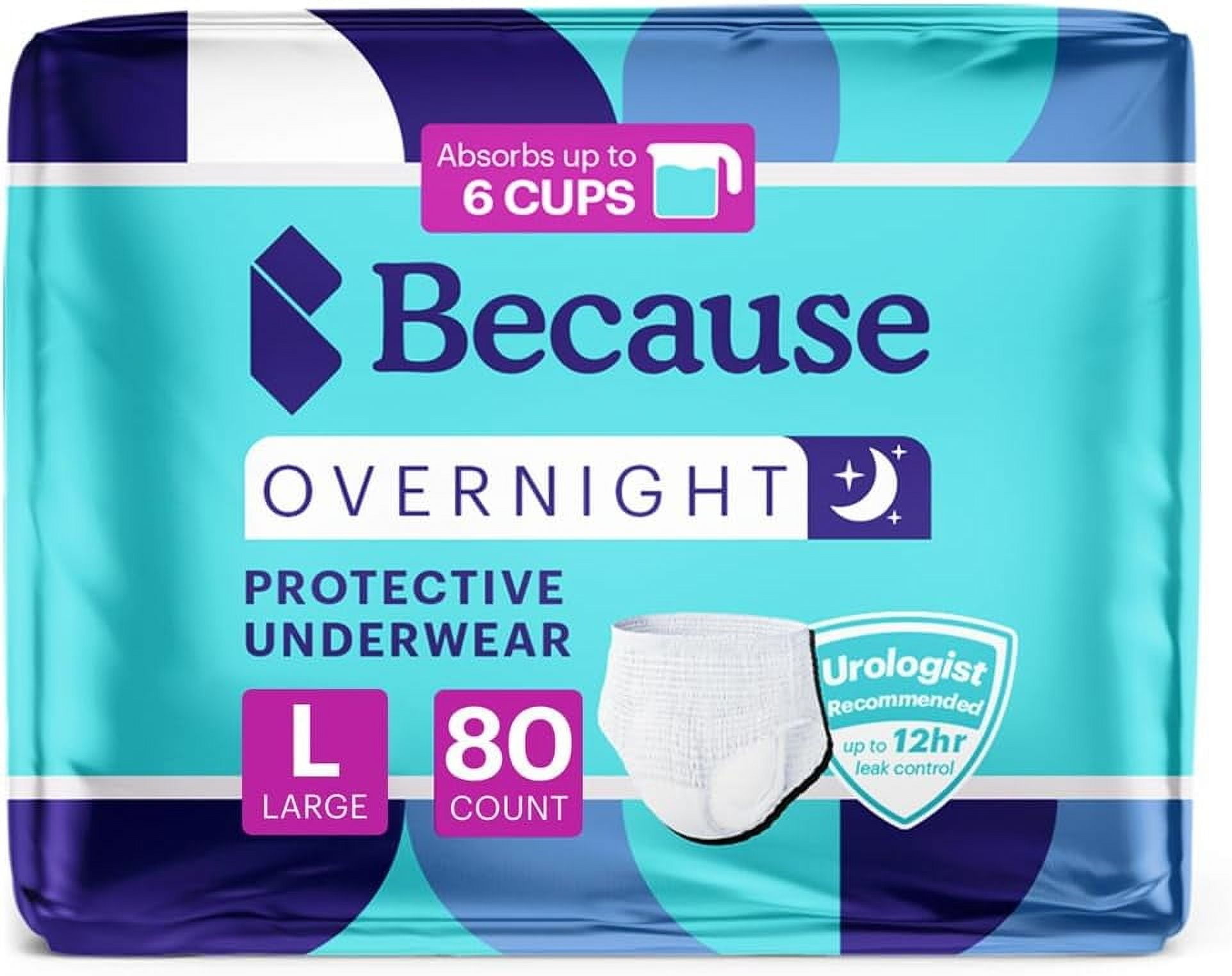 Because Overnight Absorbency Pull Ups - Adult Disposable Incontinence ...