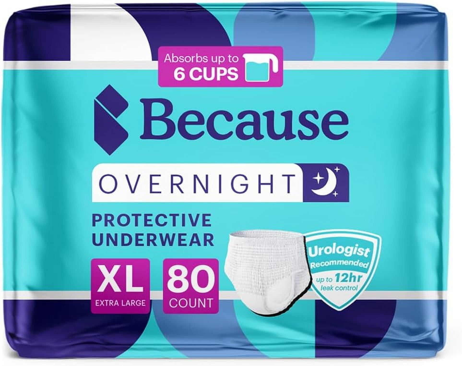 Because Overnight Absorbency Pull Ups - Adult Disposable Incontinence ...