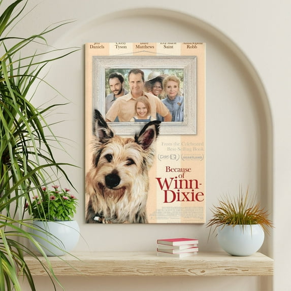 Because of Winn-Dixie Canvas Print - Vertical（8"x12"） - Walmart.com