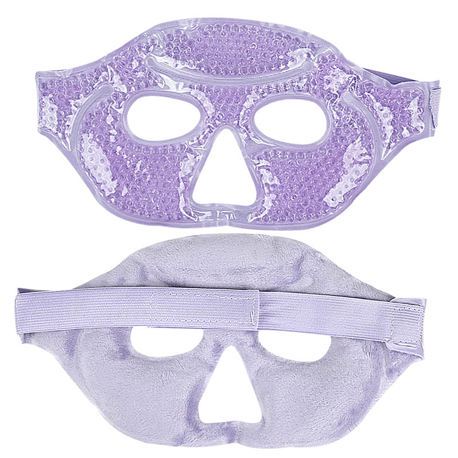 Beccgirl Clearance Sales Hot And Cold Compress Gel Half Mask PVC Plush ...
