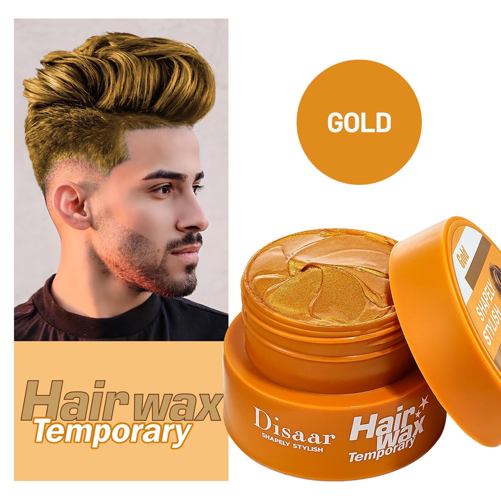 Beccgirl Hair Coloring Wax Color Wax Pomades Natural Hair Coloring Wax ...