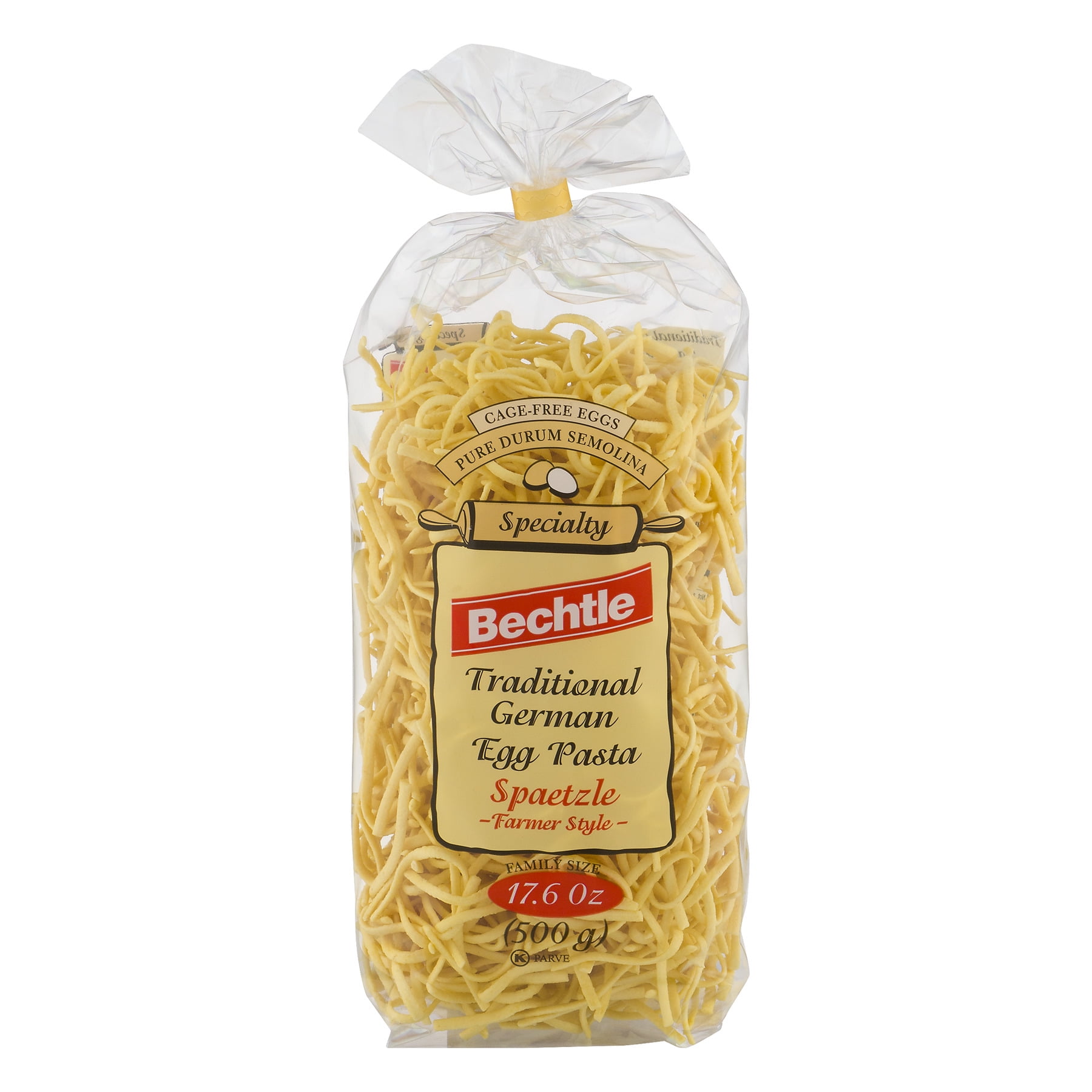 Bechtle Traditional German Spaetzle Egg Noodles, Farmers Style, 17.6-Oz ...