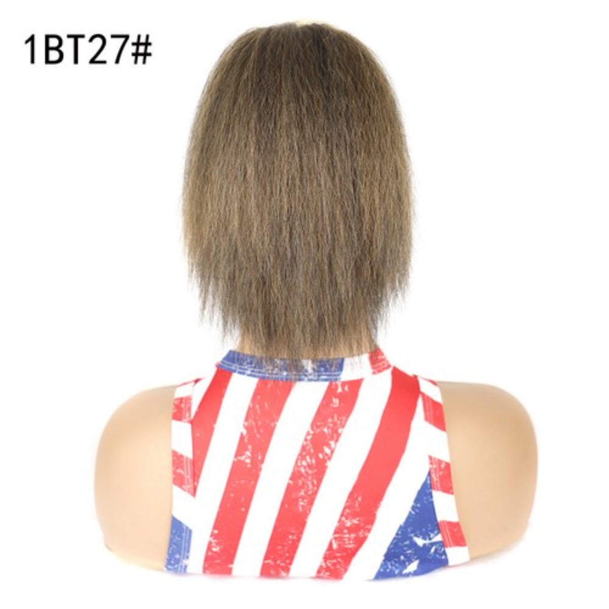 Becikitc 8" Yaki Straight Drawstring Ponytail – Synthetic Clip-On Short ...
