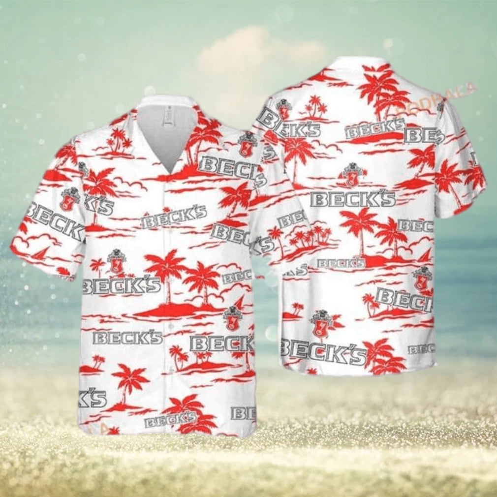 Beck s Beer Funny Hawaiian Shirt Beach Gift For Friend - Walmart.com