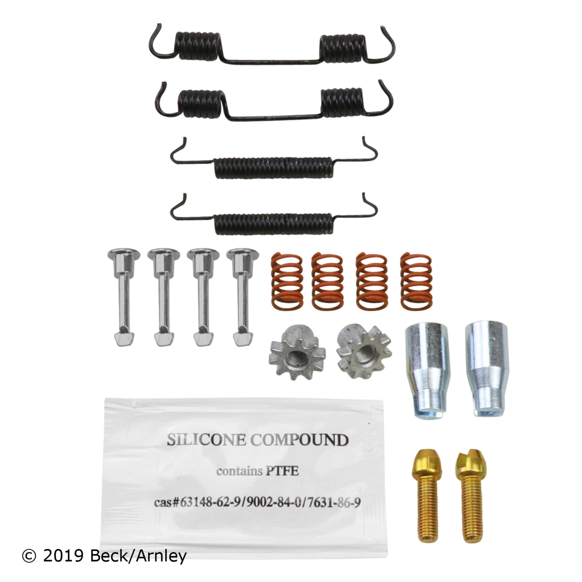 BeckArnley 084-1688 Emergency Brake Shoe Hardware Kit - Walmart.com