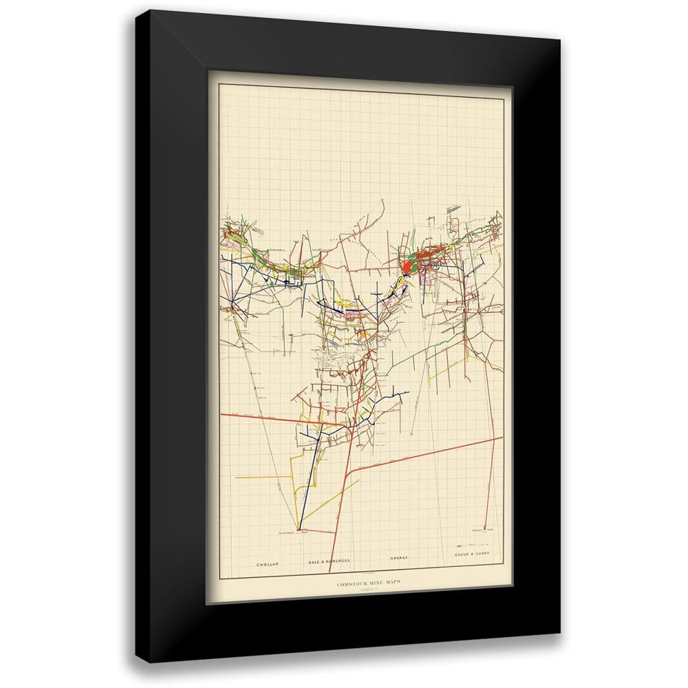 Becker 10x14 Black Modern Framed Museum Art Print Titled - Comstock ...