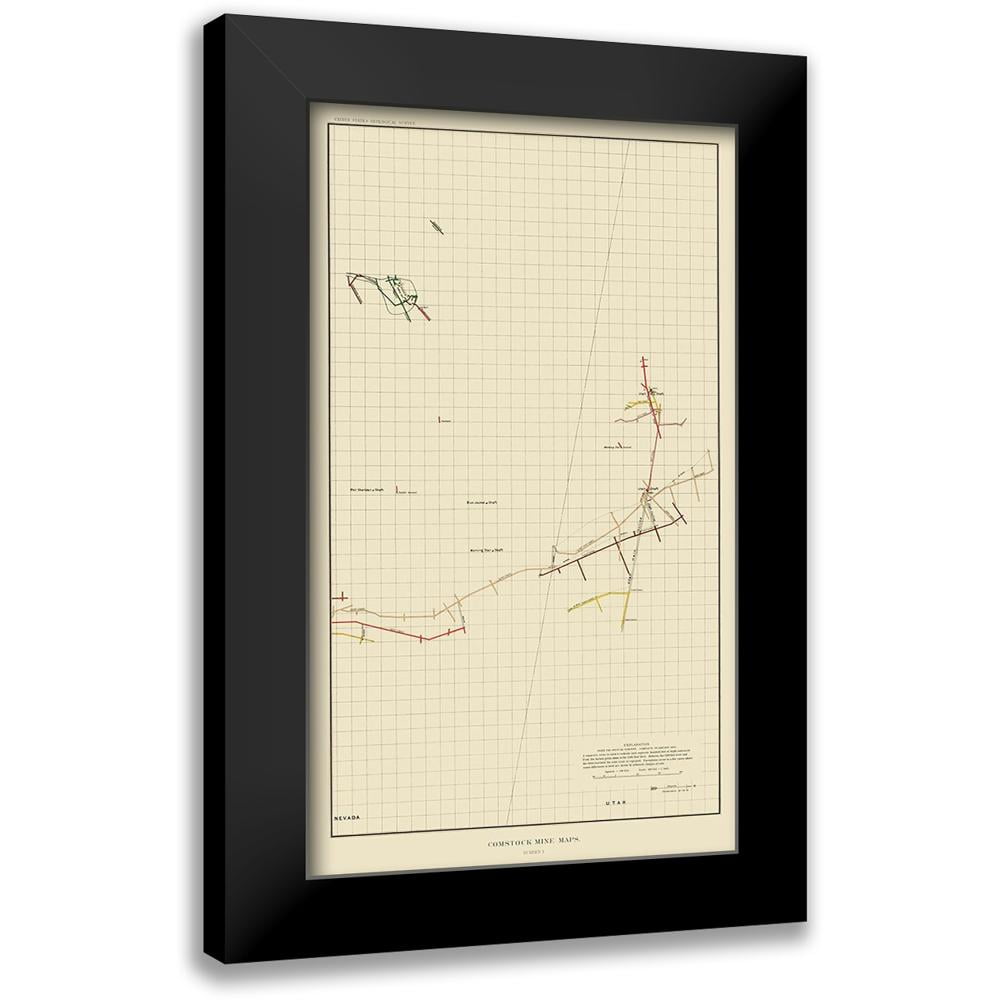 Becker 10x14 Black Modern Framed Museum Art Print Titled - Comstock ...