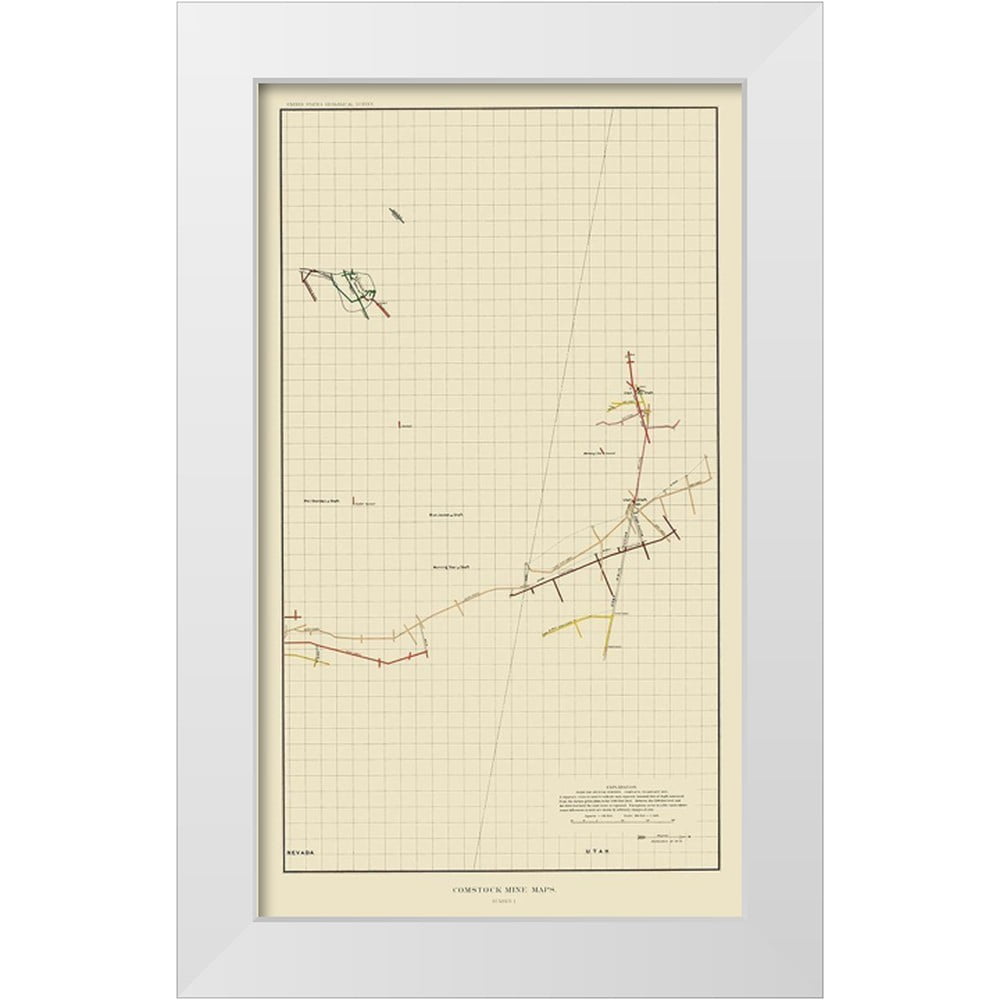 Becker 10x14 White Modern Wood Framed Museum Art Print Titled ...