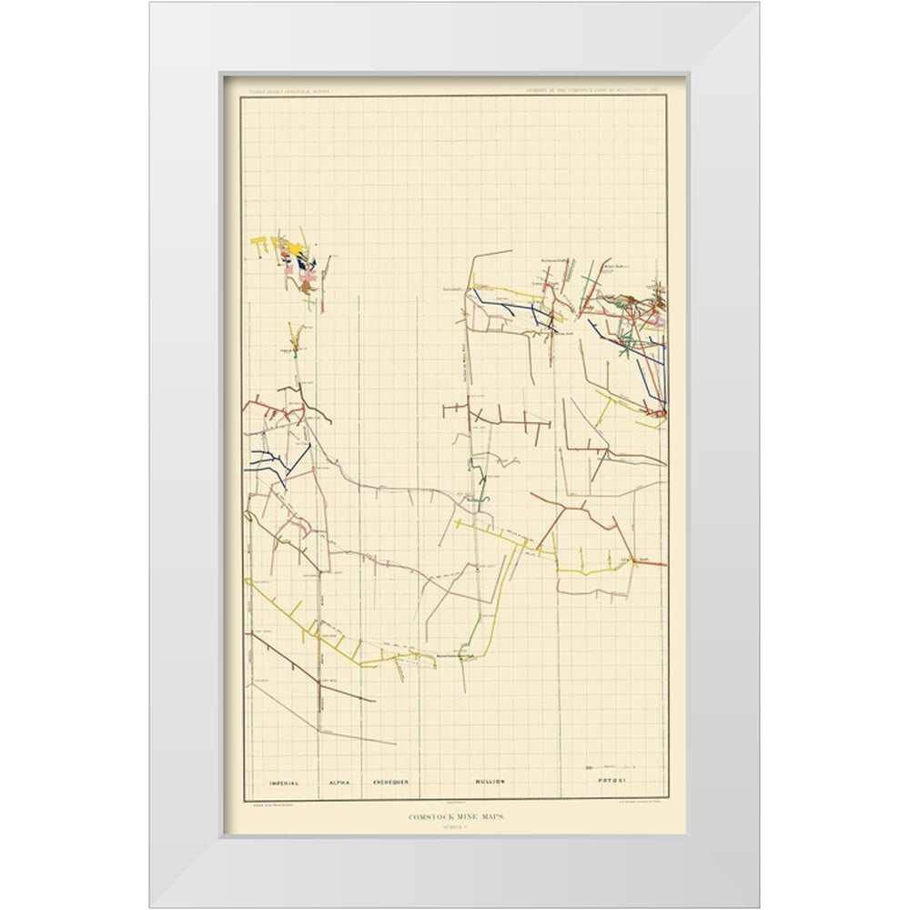 Becker 16x24 White Modern Wood Framed Museum Art Print Titled ...