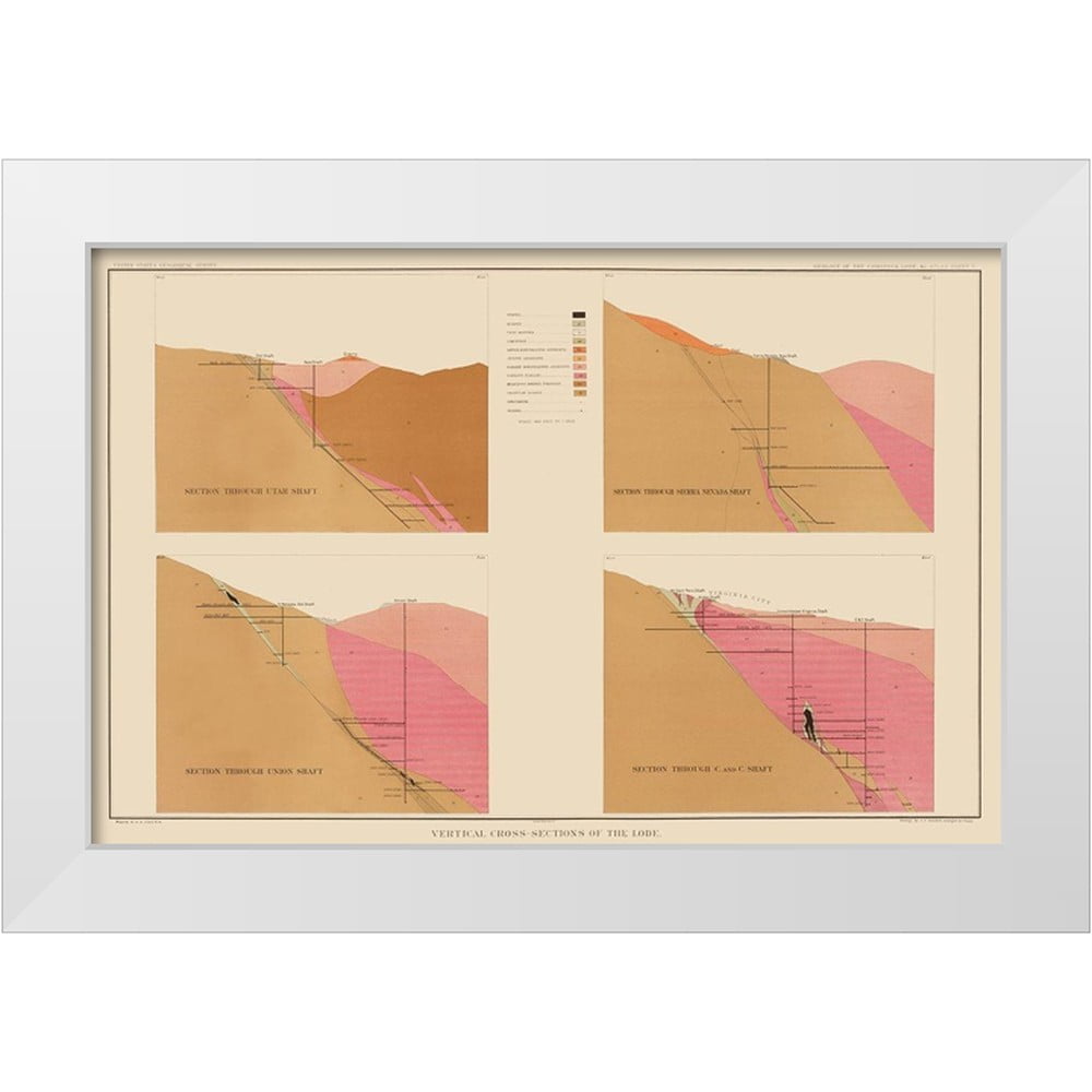 Becker 18x13 White Modern Wood Framed Museum Art Print Titled ...