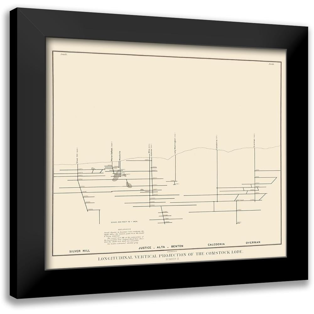 Becker 22x20 Black Modern Framed Museum Art Print Titled - Comstock ...