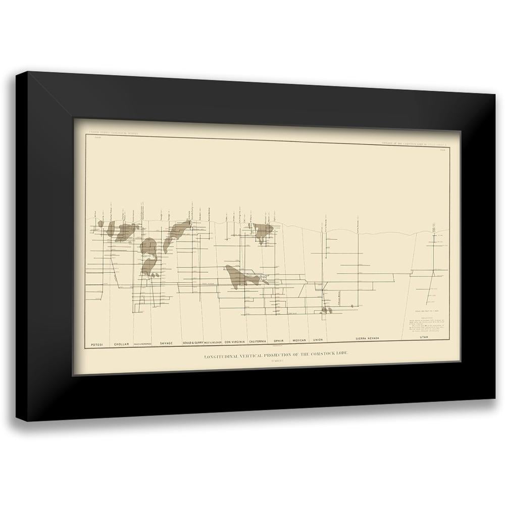 Becker 24x16 Black Modern Framed Museum Art Print Titled - Comstock ...