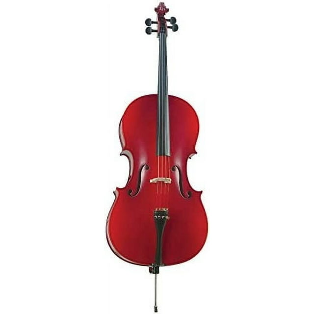 Becker 375 1/4 Size Cello with Bow and Bag - Red/Brown Satin Finish ...