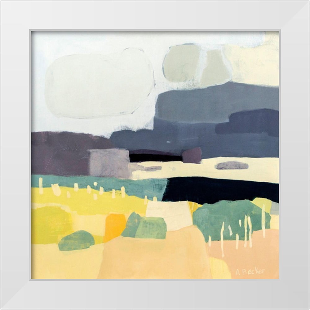 Becker, Anne 20x20 White Modern Wood Framed Museum Art Print Titled - Desert Afternoon - Walmart.com