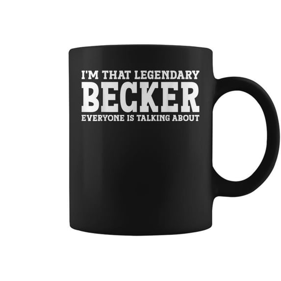 Becker Surname Team Family Last Name Becker Coffee Mugs - Walmart.com