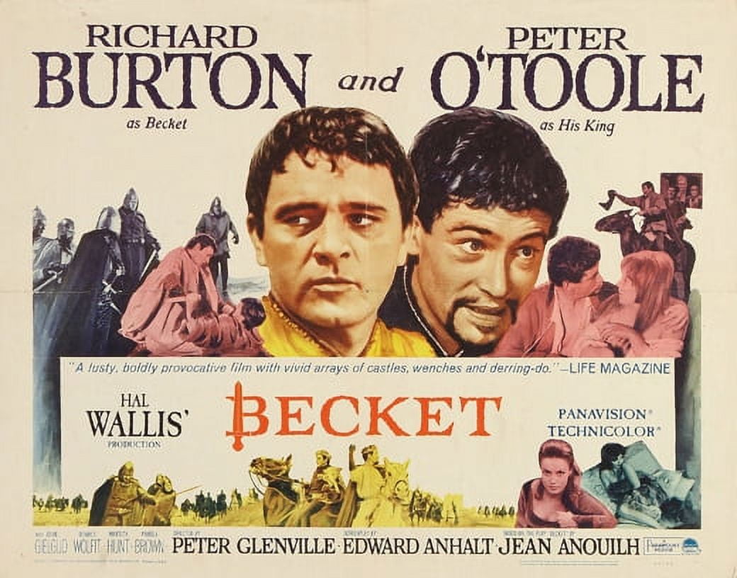 Becket - movie POSTER (Half Sheet Style A) (22" x 28") (1964) - Walmart.com
