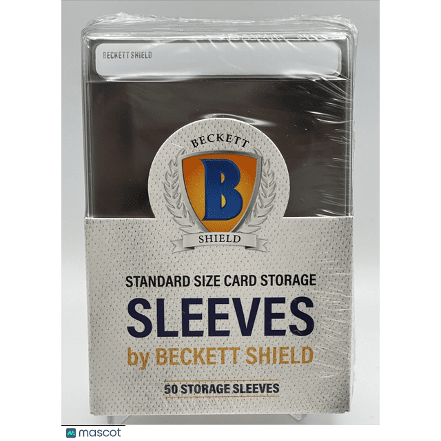 Beckett Shield Standard Size Semi-Rigid Sleeves 1 Pack of 50 YOU CHOOSE ...