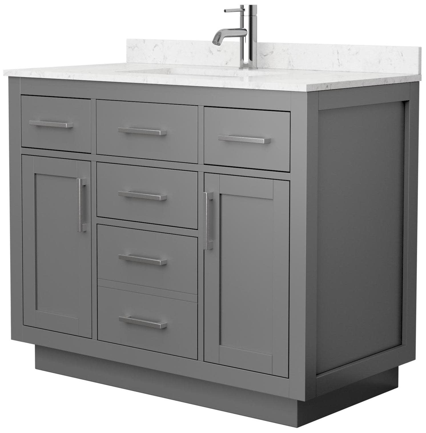 Wyndham Collection Wcg262642s-Vca-Unsmxx Beckett Tk 42" Free Standing ...