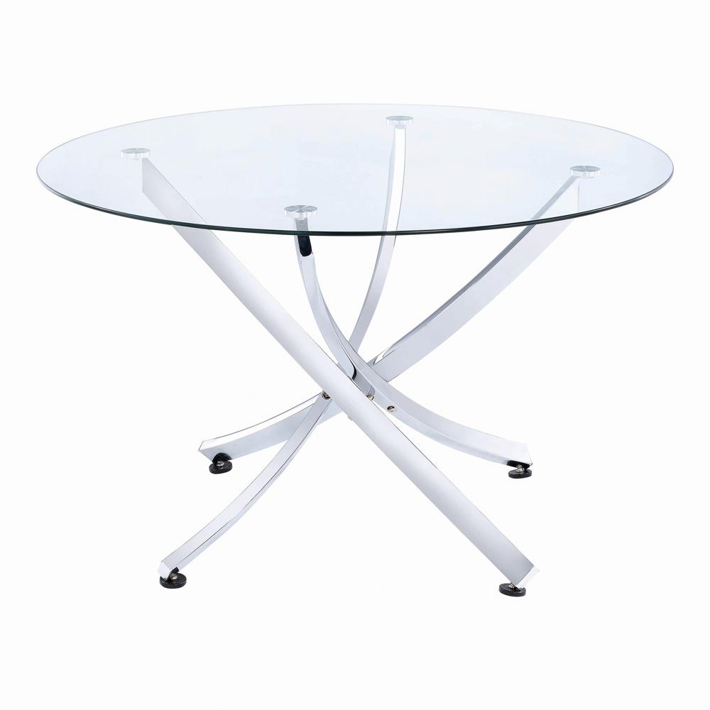 Starlight Dining Table Base Chrome - Walmart.com