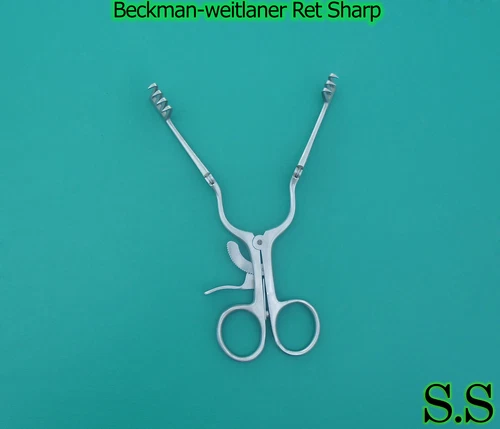 Beckman-Weitlaner Retractor 5.5" 3X4 Sharp Hinged Blade - Walmart.com