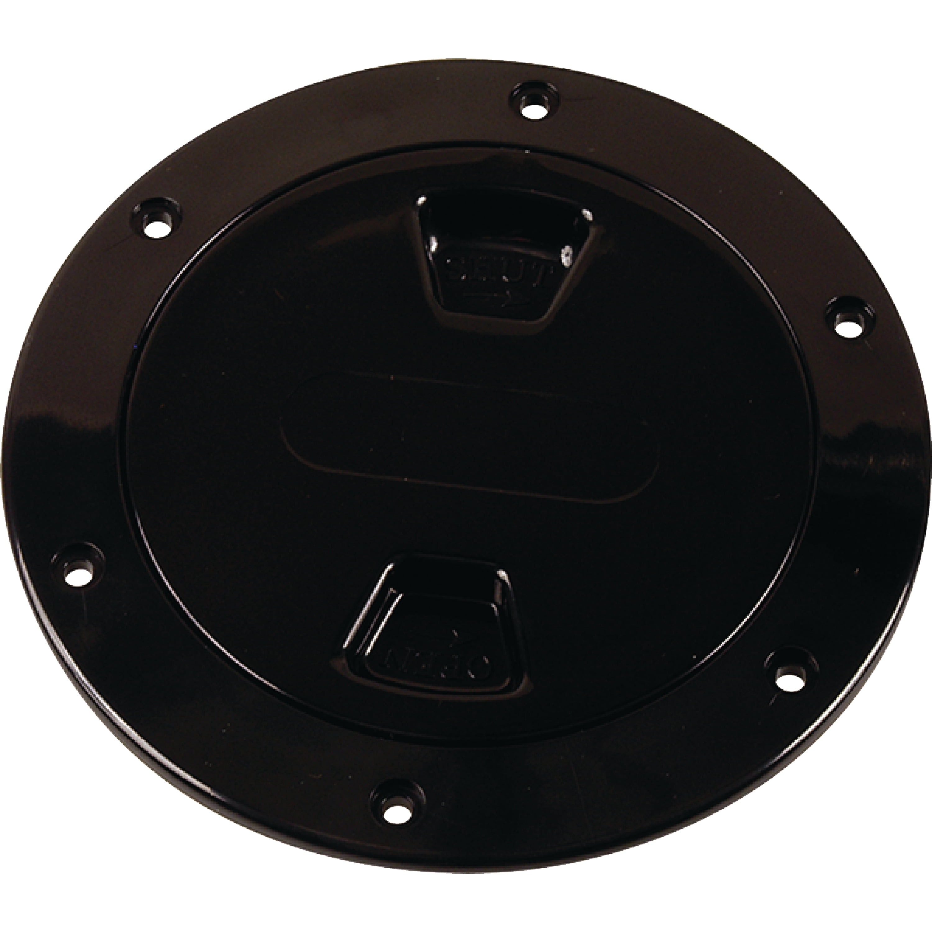 Beckson Screw Out Deck Plate with Standard Trim Ring, Dimple Center ...