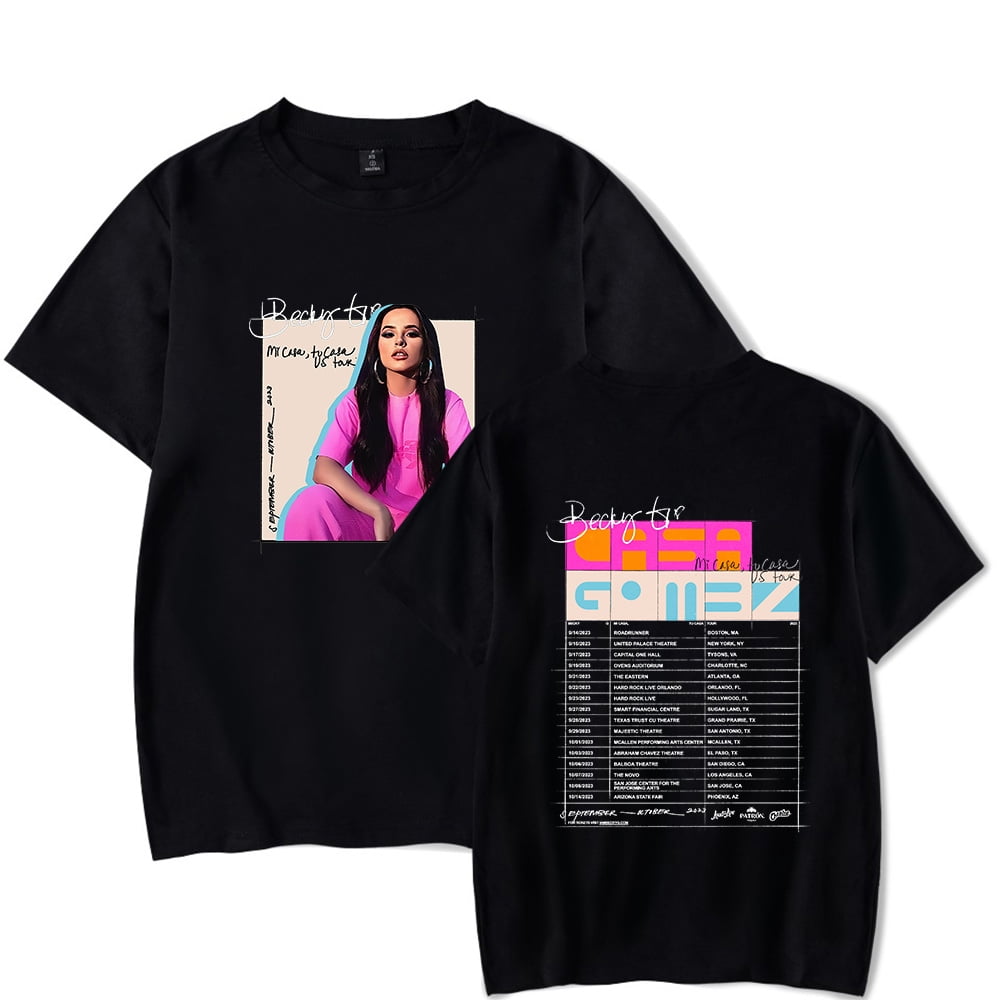 Becky G Merch Mi Casa Tu Casa Tour Women Men Casual T-shirt - Walmart.com