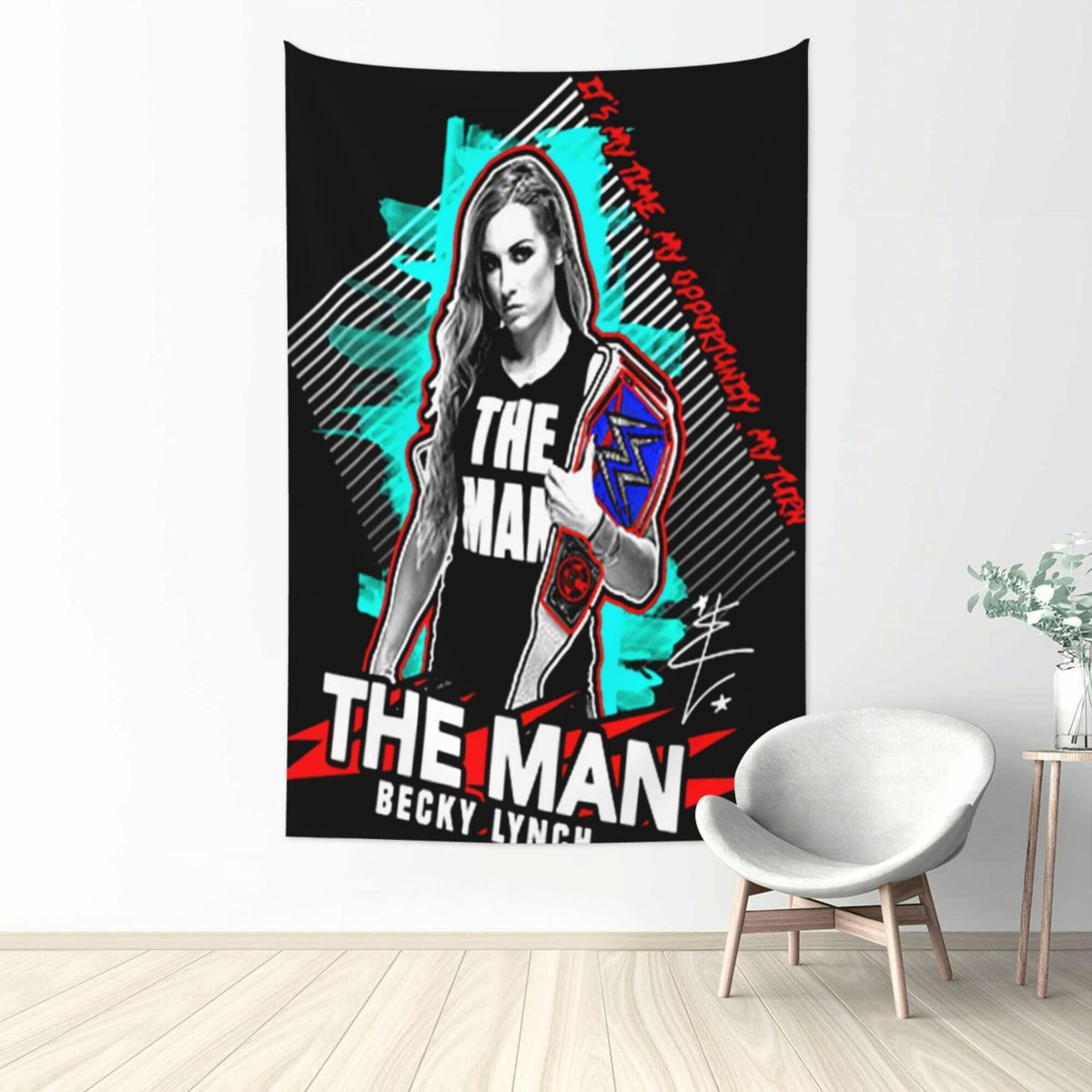Becky Lynch Tapestry Poster Printing Wall Hanging Tapestries Wall Art ...