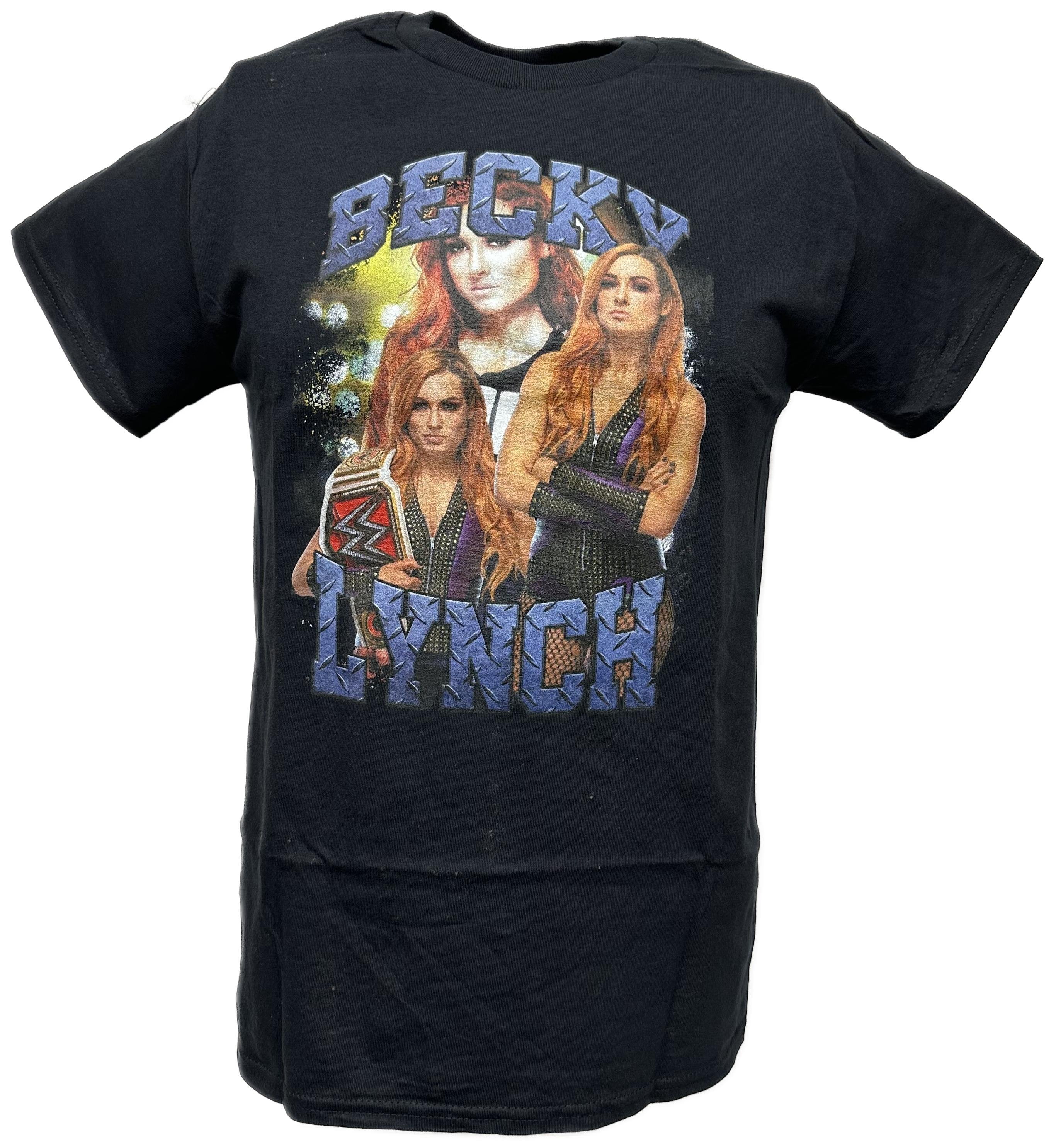 Becky Lynch WWE Superstar Black T-shirt - Walmart.com
