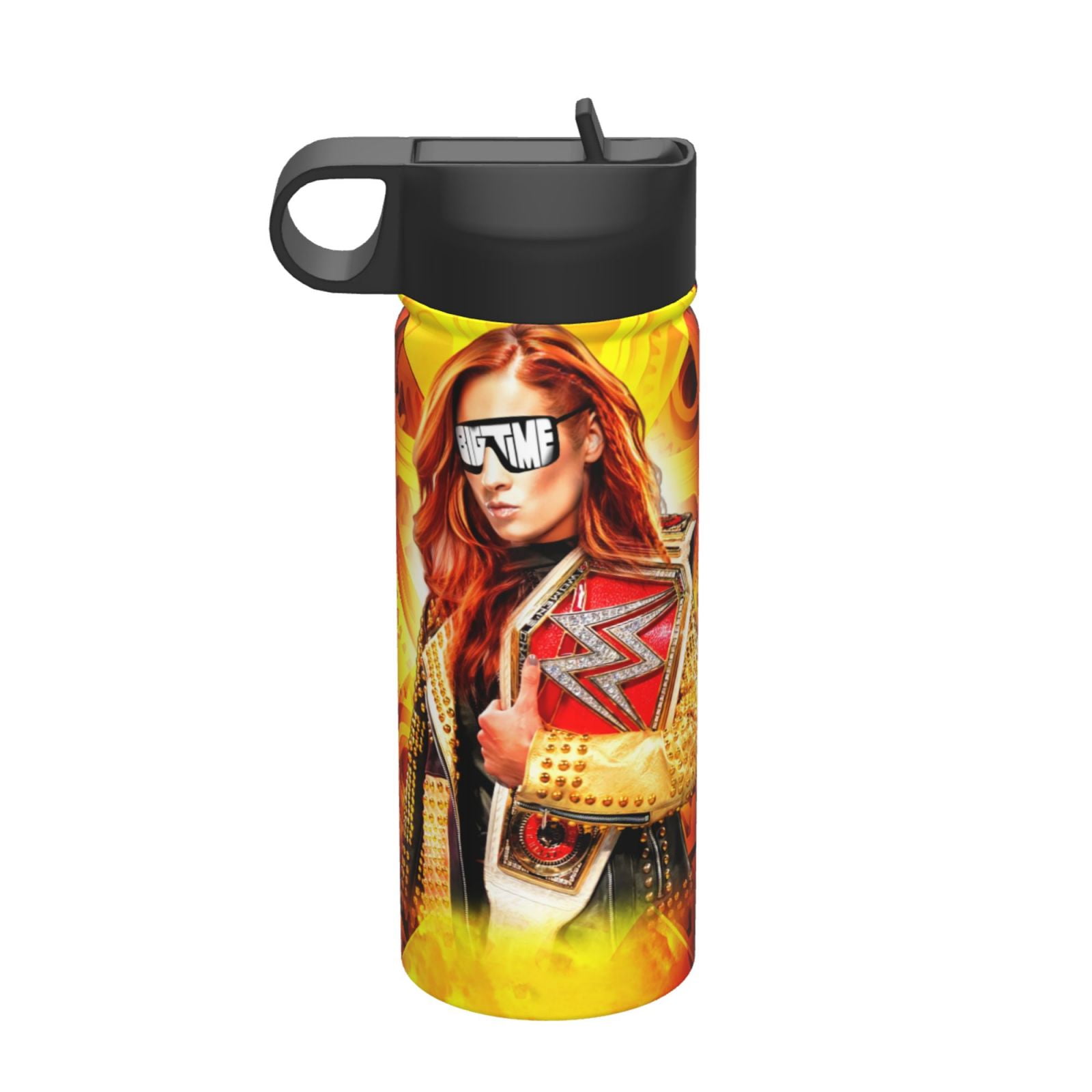 Becky Lynch Water Bottle, Cute Pattern Stainless Steel Vacuum Insulated ...