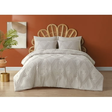 Heba Queen Size 7-Piece Comforter Set Red & Black Bed in a Bag Over ...