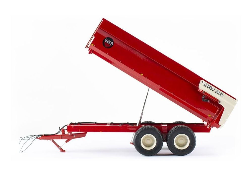 Beco Super 1800 Tipper Trailer [1:32 scale in Red] - Walmart.com