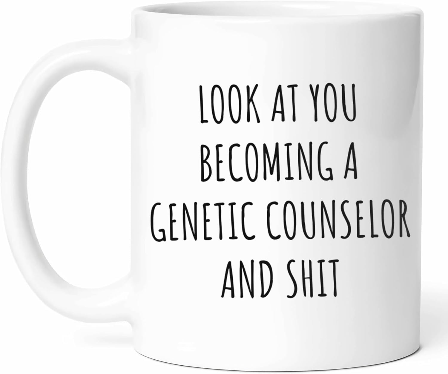 Becoming A Genetic Counselor Mug - Dna Humor Coffee Cup - Funny Gift ...