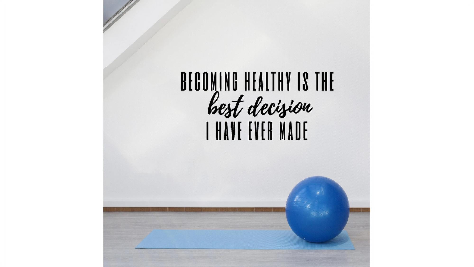 Becoming Healty Best Decision Quote Fitness Workout Success Motivation ...