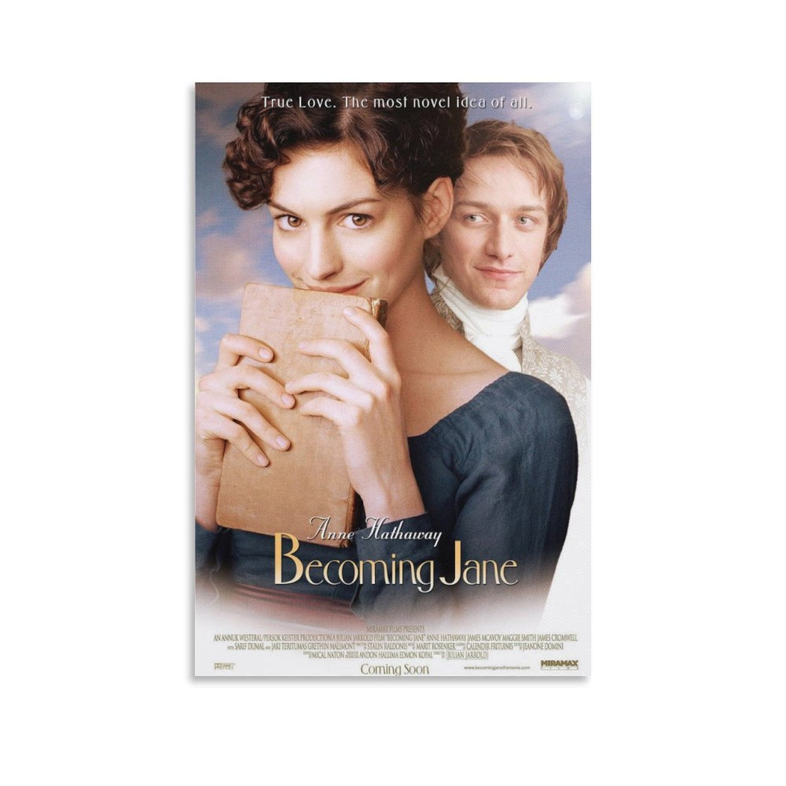 Becoming Jane Movie Poster Canvas Poster Wall Art Picture Prints ...