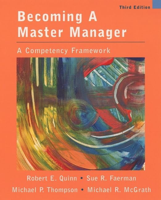 Pre-Owned Becoming a Master Manager: A Competency Framework Paperback ...