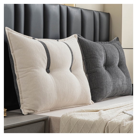 Bed Back Cushion, Large Long Wedge Cushion, with Removable Washable ...