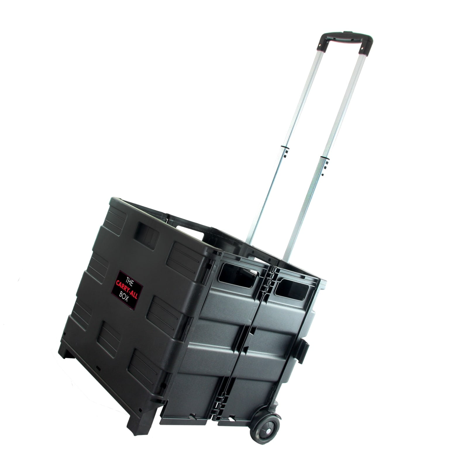 Elama Home Heavy Duty Folding Cart with Lid - Collapsible Utility Cart ...