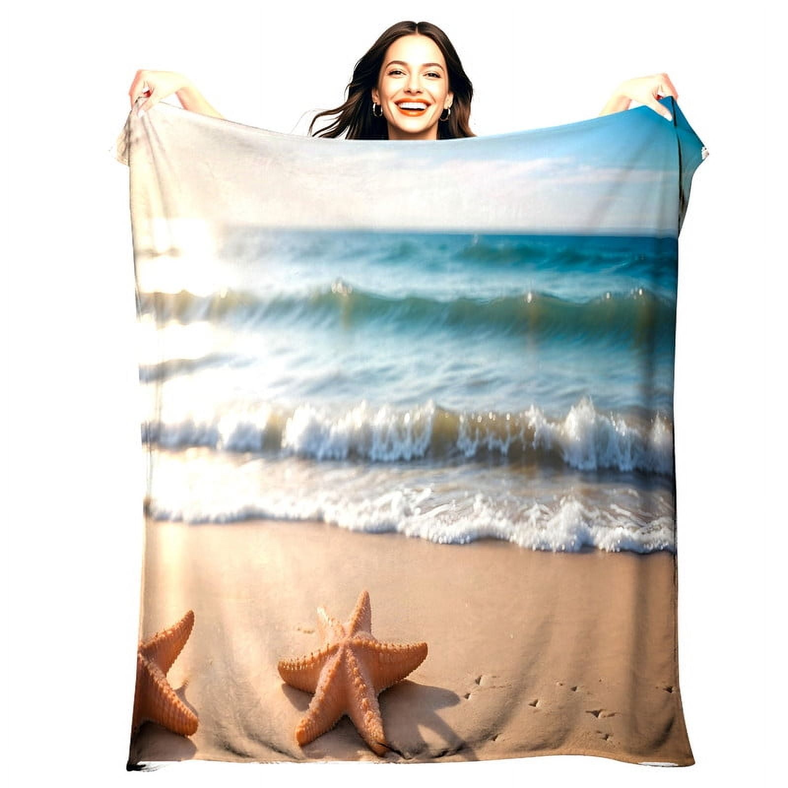 Bed Blanket Fashionable Sea Turtle Printed Soft Flannel Blanket ...