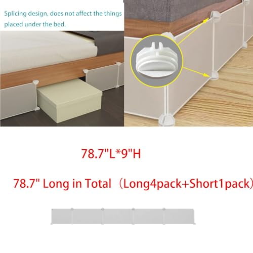 Under Bed Blocker Bumper for Under Furniture, Toy Blocker Stop Toy ...
