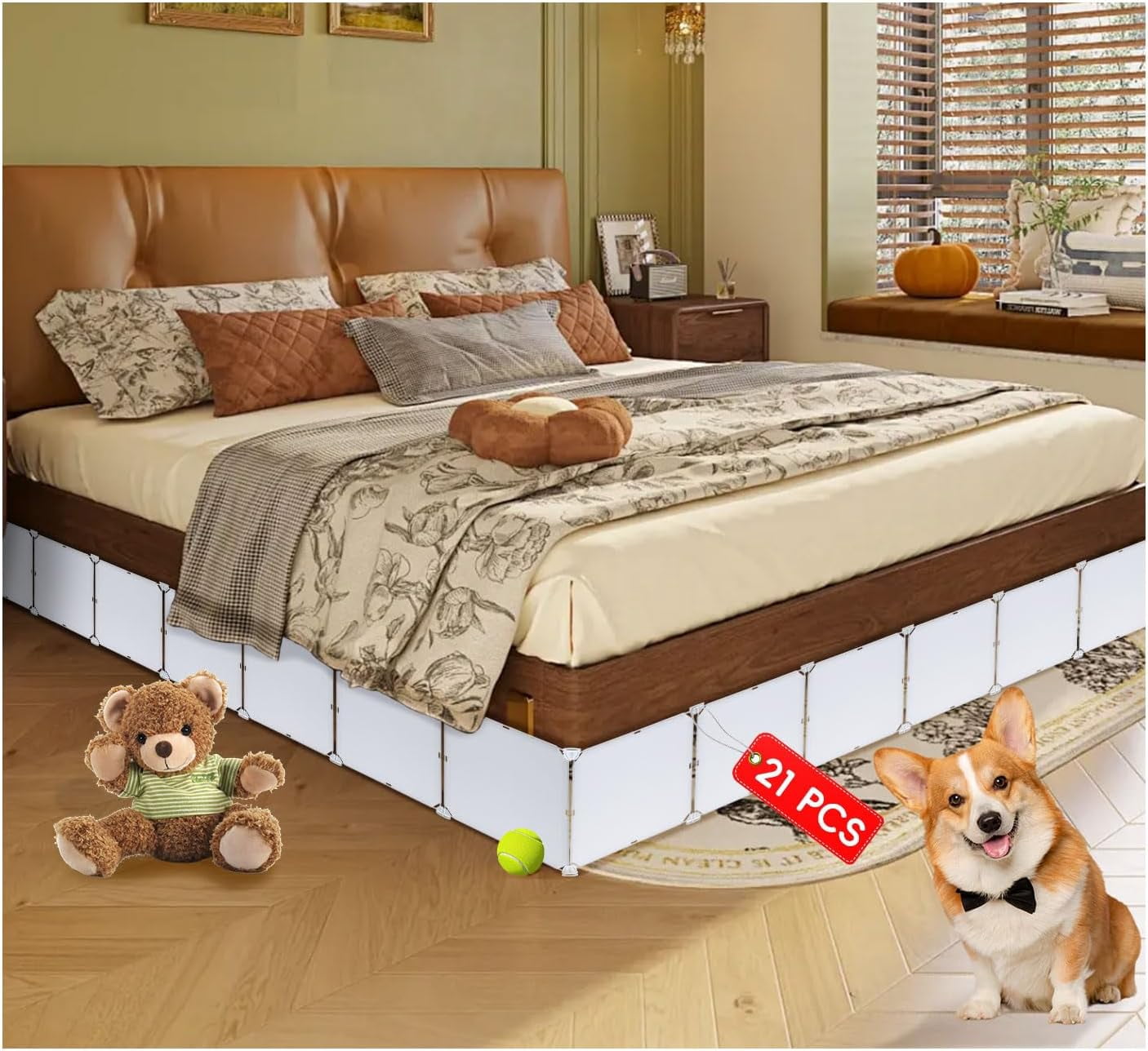 Under Bed Blocker for Pets 11.8" Height 248" Length in Total ...