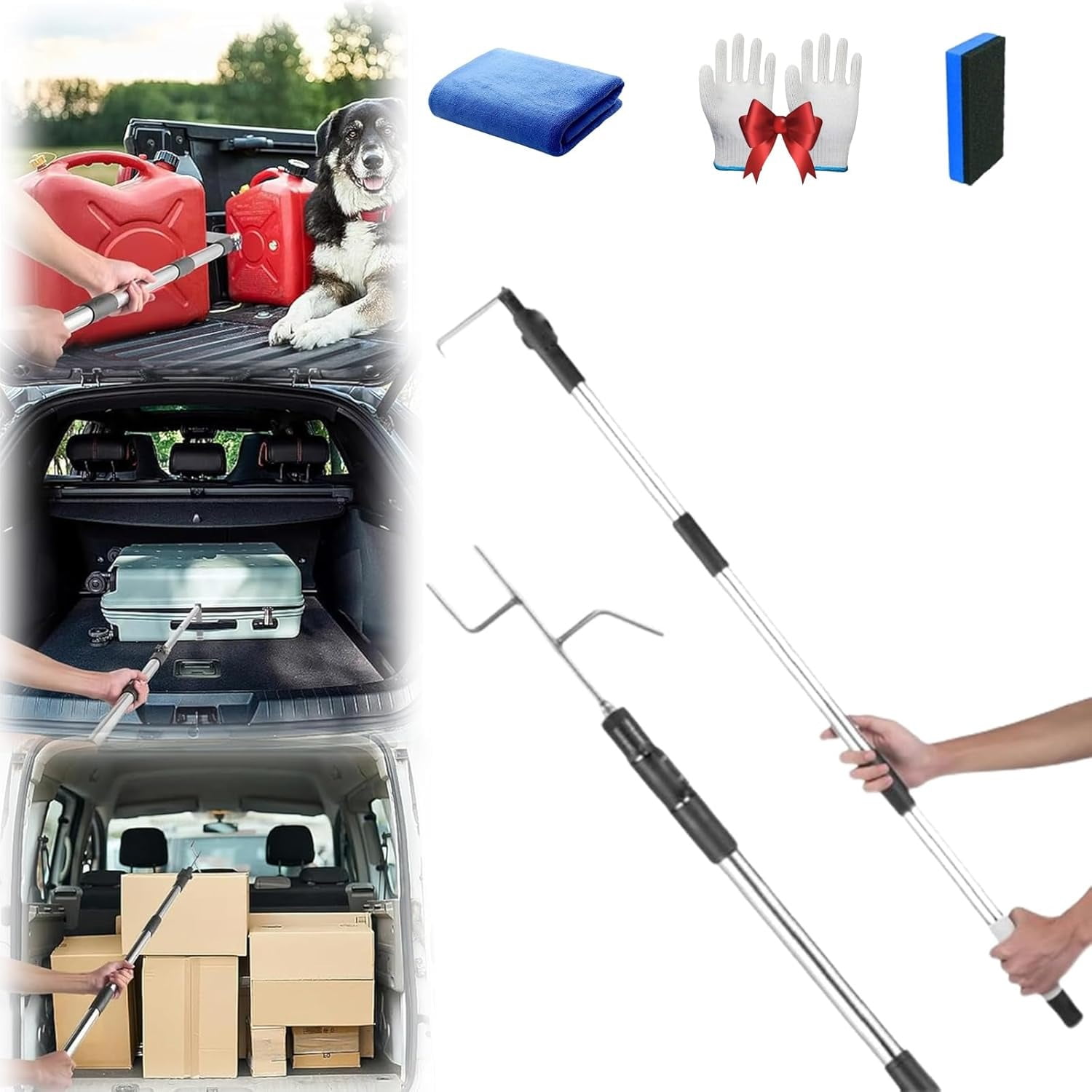 Bed Buddy Truck Tool, Truck Cargo Grabber, Telescoping Pickup Truck Bed ...