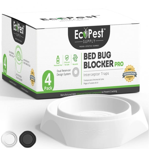 Bed Bug Blocker Pro Interceptor Traps - 4 Pack | Mattress Defense ...