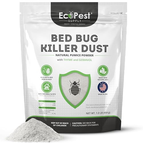 Bed Bug Killer Dust, 1 lb. | Natural Pumice Powder with Thyme and ...
