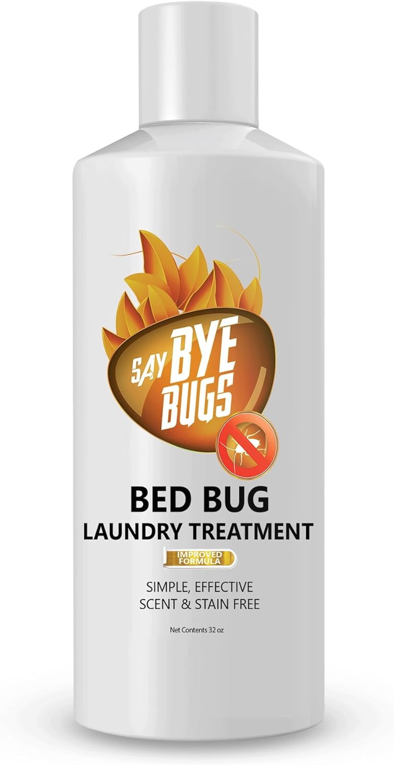 Bed Bug Killer Laundry Detergent by Say Bye Bugs (1x 32oz). Kills on ...