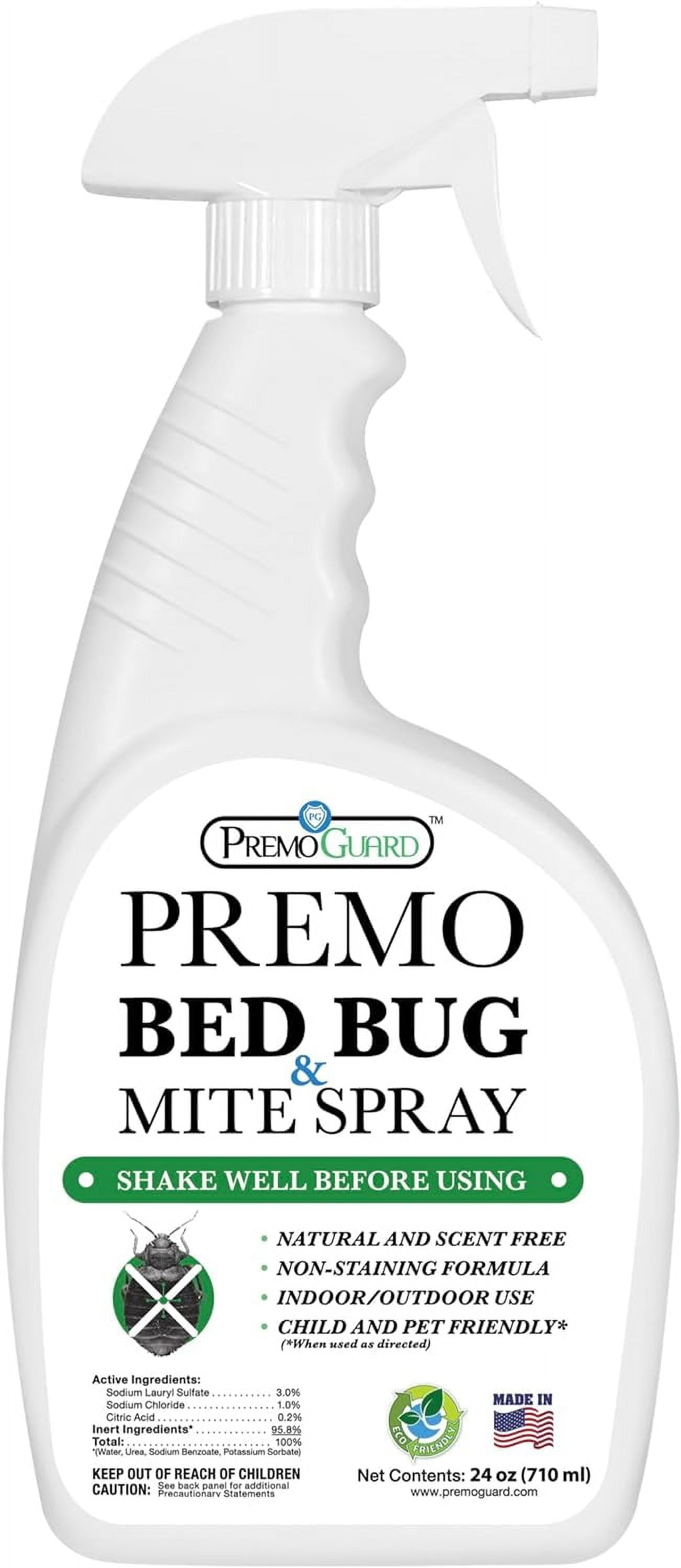 Bed Bug Killer Spray 24 oz - University Tested 100% Kill Rate - Natural ...